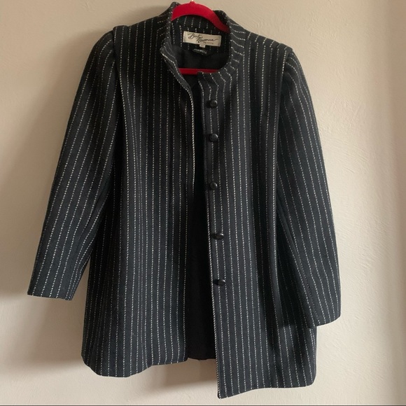 Bert Neuman | Jackets & Coats | Vintage Bert Newman Wool Coat Black And ...
